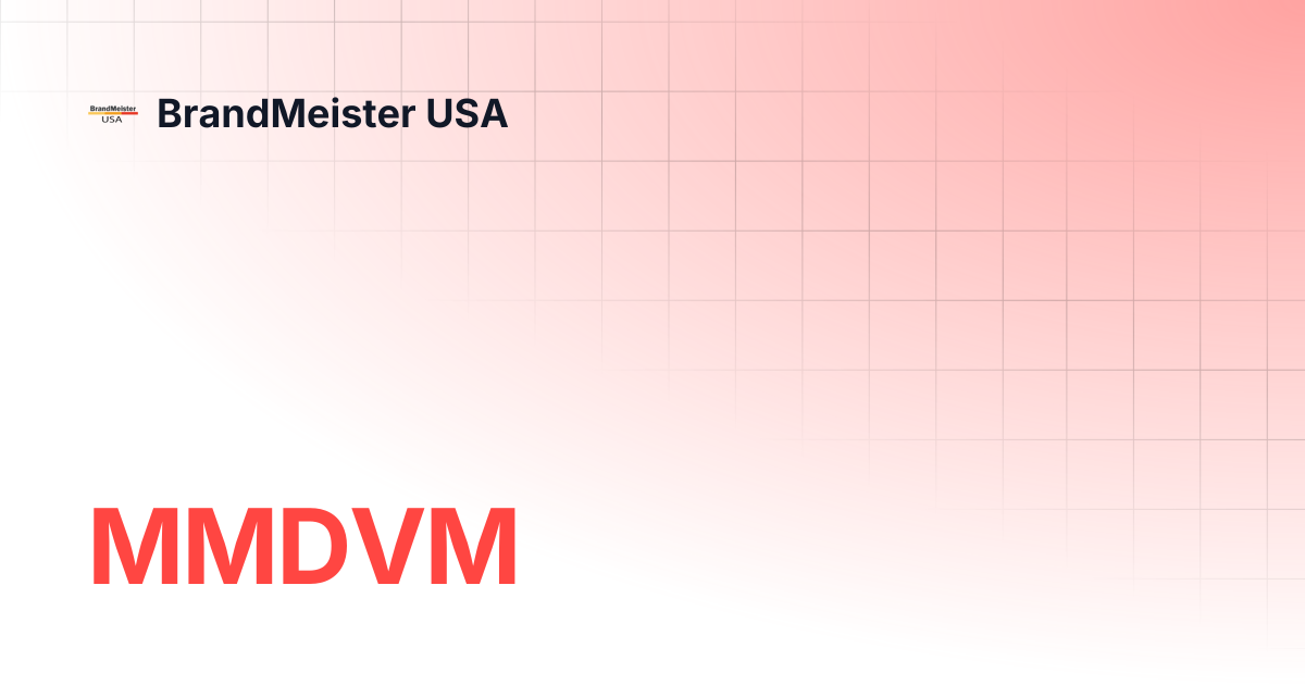 MMDVM | BrandMeister USA