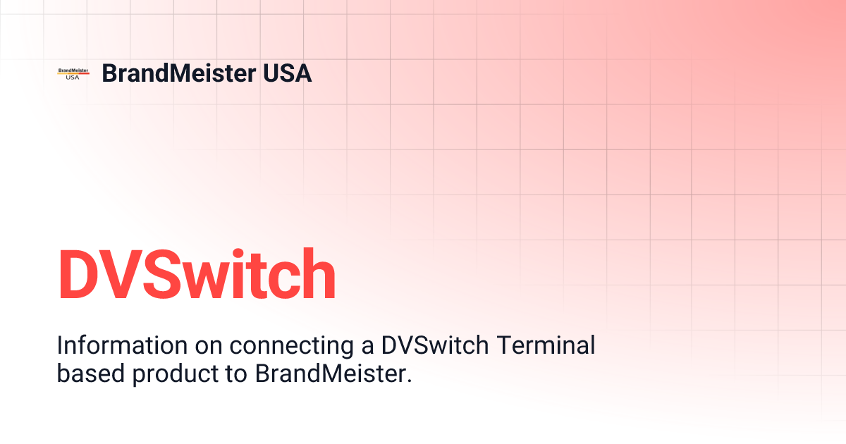 DVSwitch | BrandMeister USA